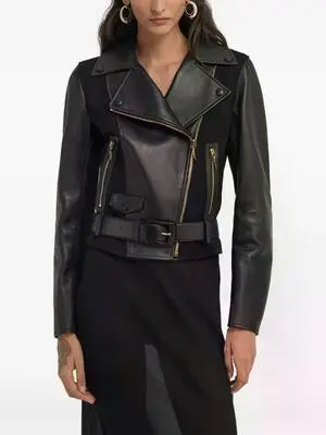 Roberto Cavalli Leather Biker Jacket