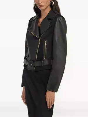 Roberto Cavalli Leather Biker Jacket