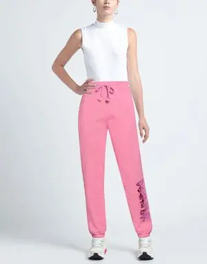 DISCLAIMER Cotton Fleece Track Pants - Fuchsia