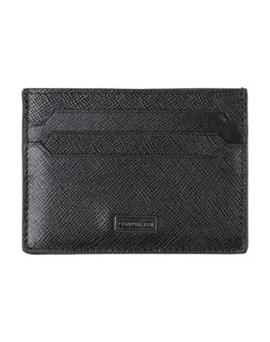 CERRUTI 1881 Cardholder Cow Leather - Black