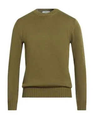 Alpha Studio Wool Crewneck Sweater - Green