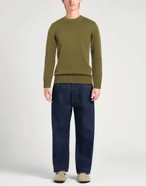 Alpha Studio Wool Crewneck Sweater - Green