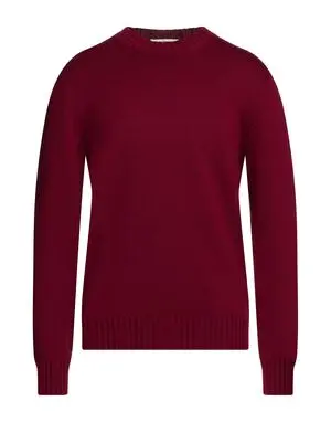 Alpha Studio Crewneck Wool Sweater - Red