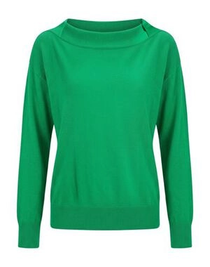 Alpha Studio Light Merino Wool Sweater - Green