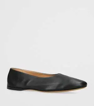 THE ROW Awar Flat Shoes - Black