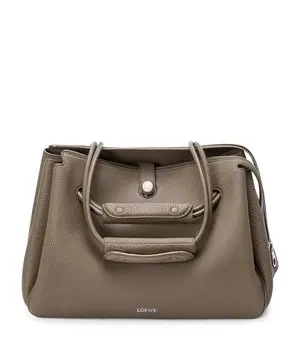 Loewe Grained Leather Madrid Shoulder Bag - Brown