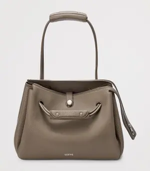Loewe Grained Leather Madrid Shoulder Bag - Brown