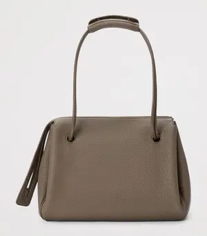 Loewe Grained Leather Madrid Shoulder Bag - Brown