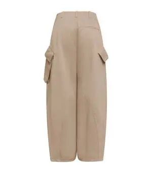 Alaïa Cotton Twisted Cargo Trousers