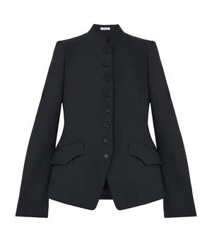 Alexander Mcqueen High Neck Outerwear For Women