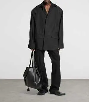 Balenciaga Oversized Cotton Blazer
