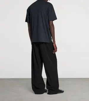 Balenciaga Oversized Cotton Logo T-shirt