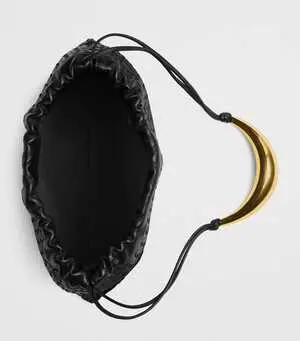Bottega Veneta Calfskin Intreccio Dustbag Shoulder Bag