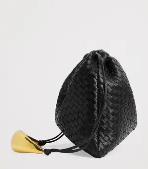Bottega Veneta Calfskin Intreccio Dustbag Shoulder Bag