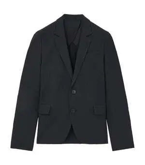 Alexander McQueen Skull-print Single-breasted Blazer - Black