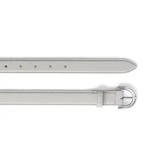 Balenciaga Calfskin Rodeo Belt - Grey