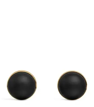Alaïa Sphere Earrings - Brown