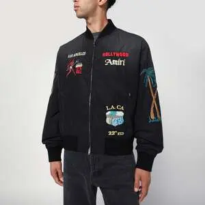 Men's Embroidered Bomber Jackets