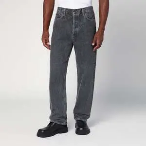 AGOLDE Washed Effect Denim Jeans - Grey