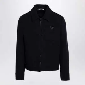 Valentino Garavani Zipped Wool Jacket
