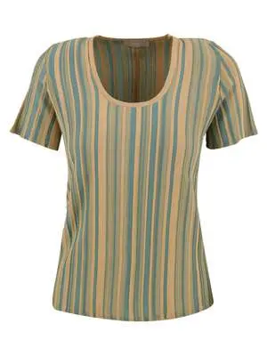 DRUMOHR Striped Knit Top