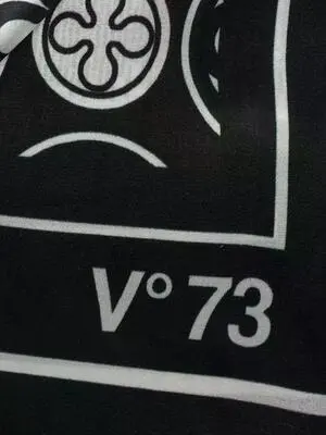 V°73 Patterned Silk Scarf