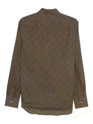 Canali Checked Shirt