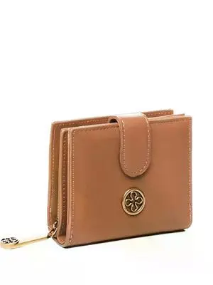 V°73 Logo-plaque Wallet - Brown