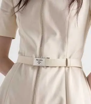 Prada Cotton Chino Dress - Neutral