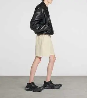 Balenciaga Cotton Logo Shorts