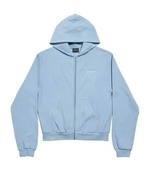 Balenciaga Full Zip Sweatshirts Hoodies For Women