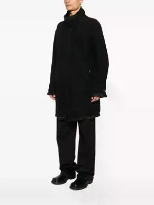 69 High-neck Zip-front Coat