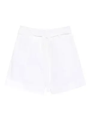 Marc O'polo Belted Pleated Shorts - White