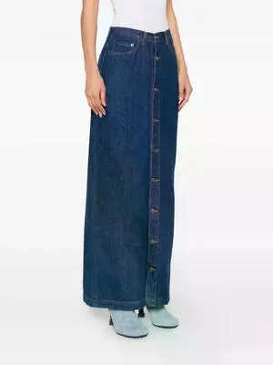 Fiorucci Button-front Denim Skirt