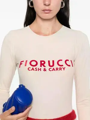 Fiorucci Logo Print Long-sleeve Bodysuit