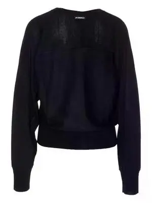 Pinko Wool Round Neck Long Sleeve Sweater