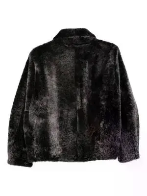 MANZONI 24 Shearling Cropped Coat