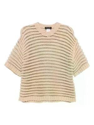 Women's Open-Knit Sleeve Tops