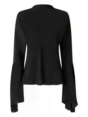 Pinko V-neck Blouse - Black