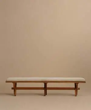 Jenni Kayne Outdoor Garden Dining Bench - Tan