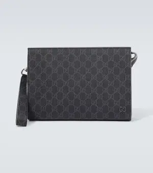 Gucci Gg Supreme Canvas Pouch - Multicoloured