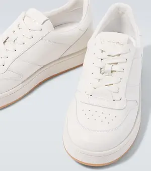 GIANVITO ROSSI Slam Leather Sneakers