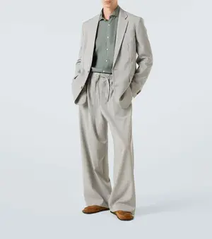 Loewe Wool Wide-leg Trousers
