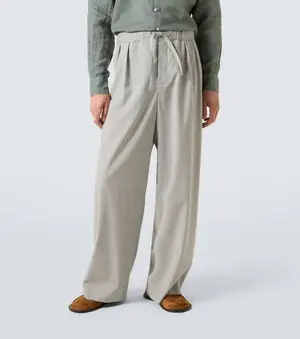 Loewe Wool Wide-leg Trousers