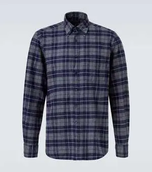 SLOWEAR Checked Cotton Shirt
