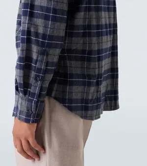 SLOWEAR Checked Cotton Shirt