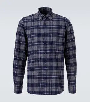 SLOWEAR Checked Cotton Shirt
