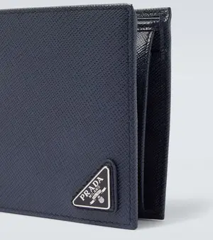 Prada Logo Leather Wallet