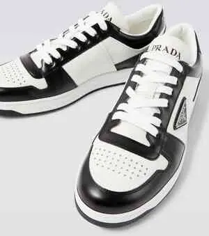 Prada Downtown Leather Sneakers