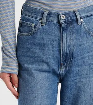 Ag Kora Mid-rise Wide-leg Jeans